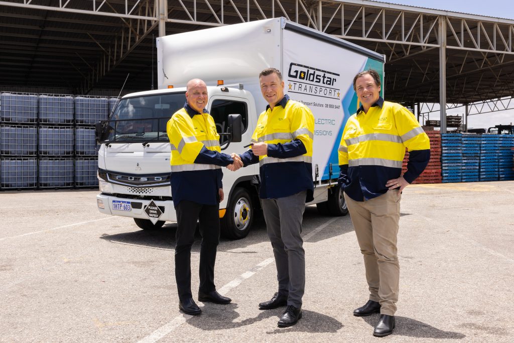 GOING FOR GOLD - FIRST FUSO eCANTER DELIVERED IN WA GOES TO MAJOR PERTH ...